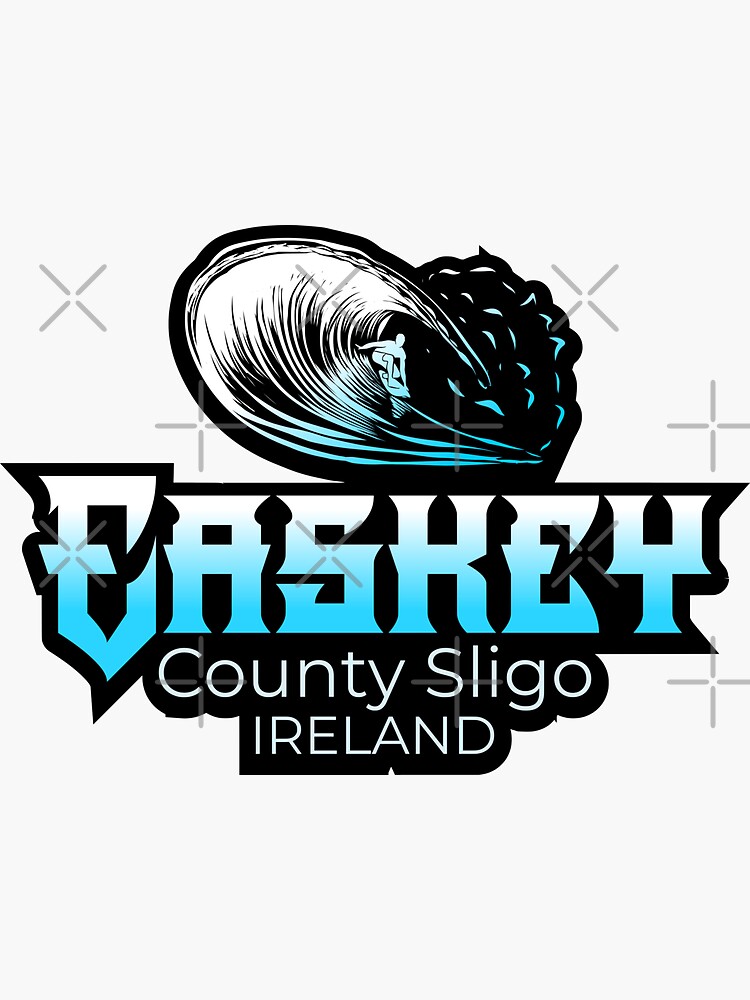 "Easkey, County Sligo, Ireland " Sticker for Sale by Kiwidom | Redbubble
