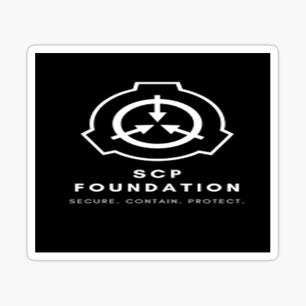 "Scp Foundation" Sticker for Sale by Creepygirl1010 | Redbubble