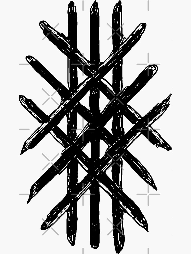 "Web of Wyrd (1: Style 3)" Sticker for Sale by DotorEaon | Redbubble