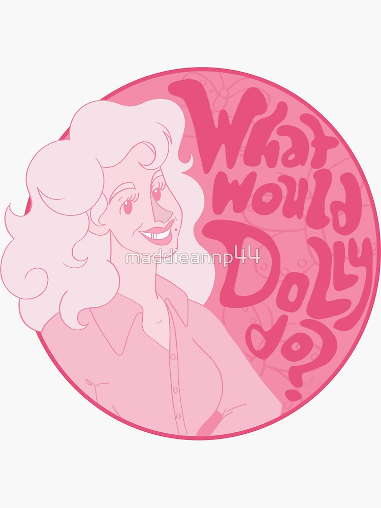 "WWDD?" Sticker for Sale by maddieannp44 | Redbubble
