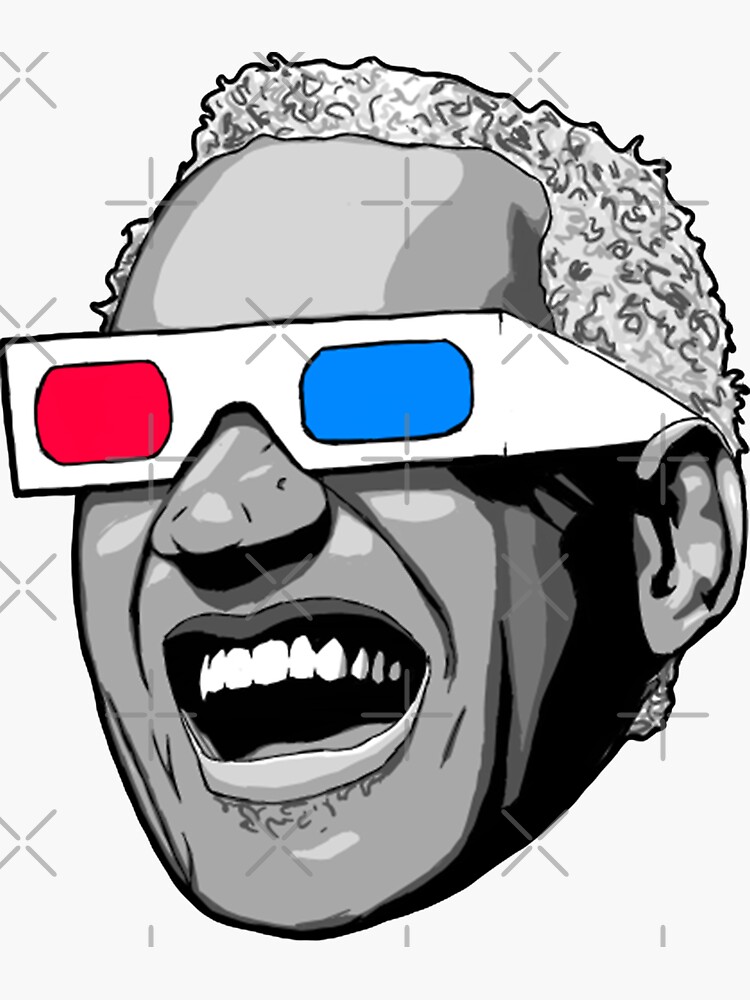 " 3D Ray Charles" Sticker for Sale by Manncity2021UE | Redbubble