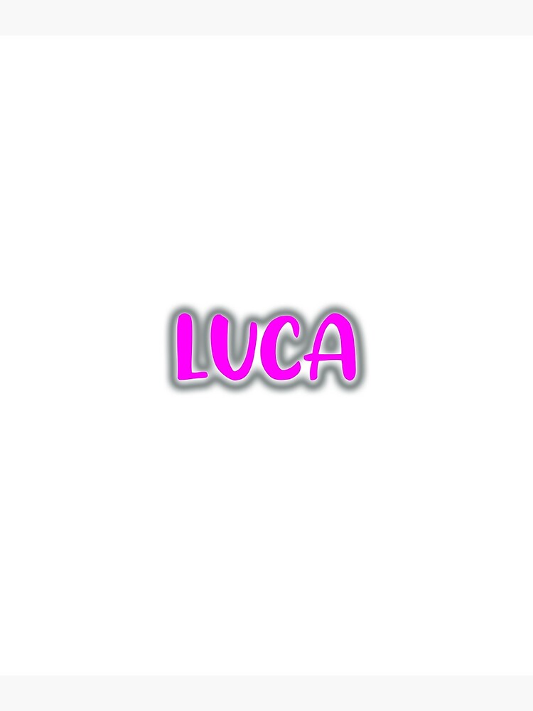 "LUCA" Poster for Sale by pink-name | Redbubble