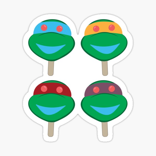 "Turtle Paletas" Sticker by Jerrycan2 | Redbubble