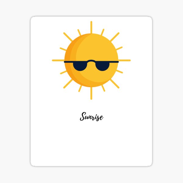 "Sunrise" Sticker by stargroup | Redbubble