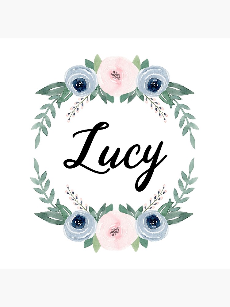 Lucy Name Wallpaper Lucy Name Print Etsy UK