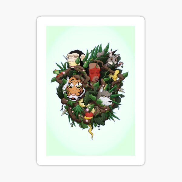 "Family Tree" Sticker for Sale by JackMoneyArt | Redbubble