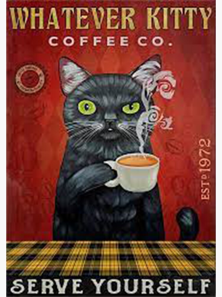 "Cat Drinking Lemon Tea" Sticker for Sale by foguebigh | Redbubble