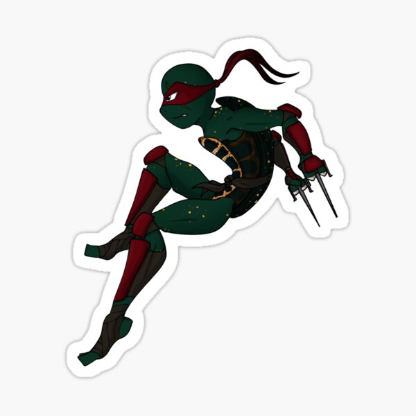 "Original Raphael TMNT Design" Sticker for Sale by JovianArts | Redbubble