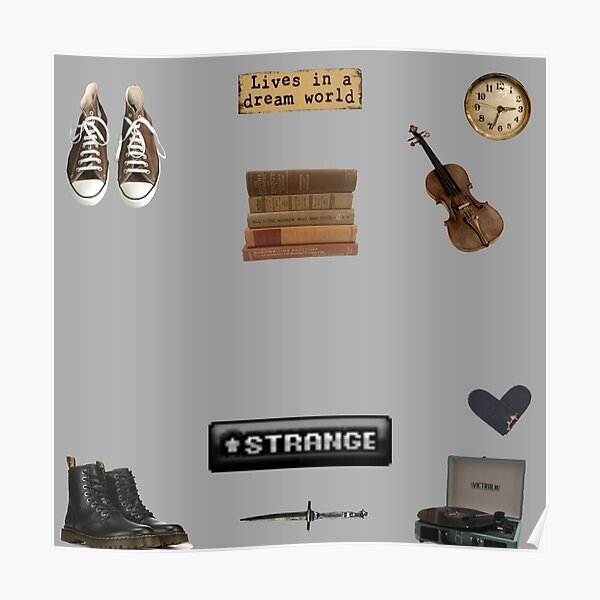 "Opposite lovers- dark academia/emocore collage" Poster for Sale by ...