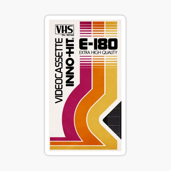 "Blank VHS" Sticker for Sale by gin-nek-shop | Redbubble