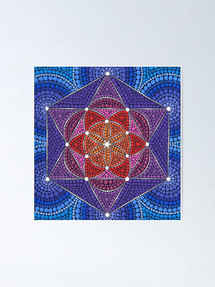 " Dieses heilige Geometriemuster wird manchmal als Genesis-Muster ...