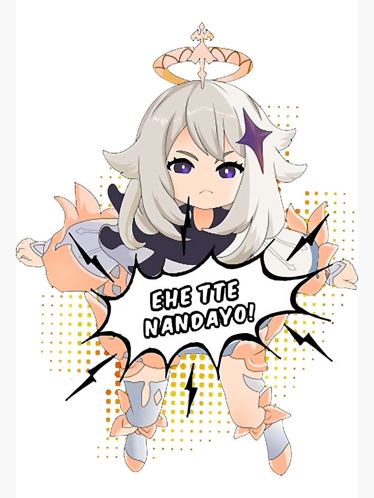 "Genshin Impact - Paimon Ehe Tte Nandayo! " Poster for Sale by ...