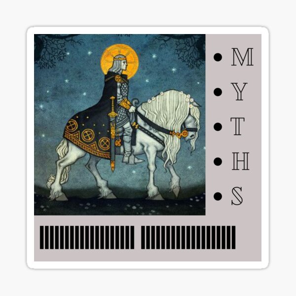 "MYTHS Aesthetic " Sticker for Sale by Khayexcc | Redbubble