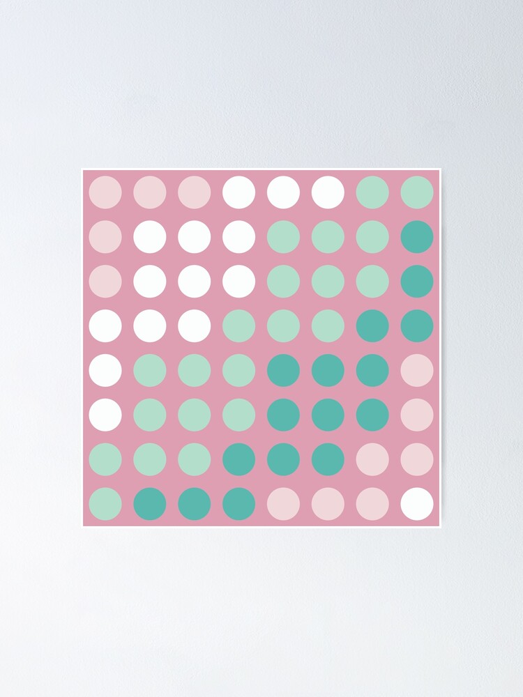 "Spotty Pink/Blue Pastel Pattern Design" Poster for Sale by JSGV ...