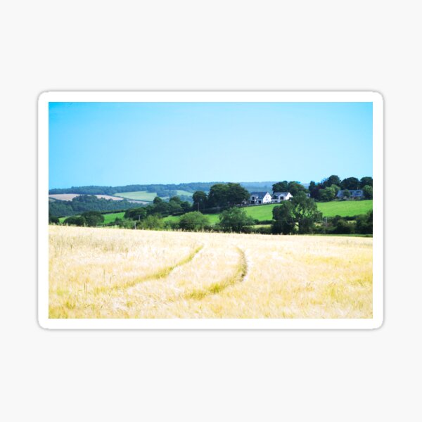 "Emley Cornfield " Sticker for Sale by Alisonchambers2 | Redbubble