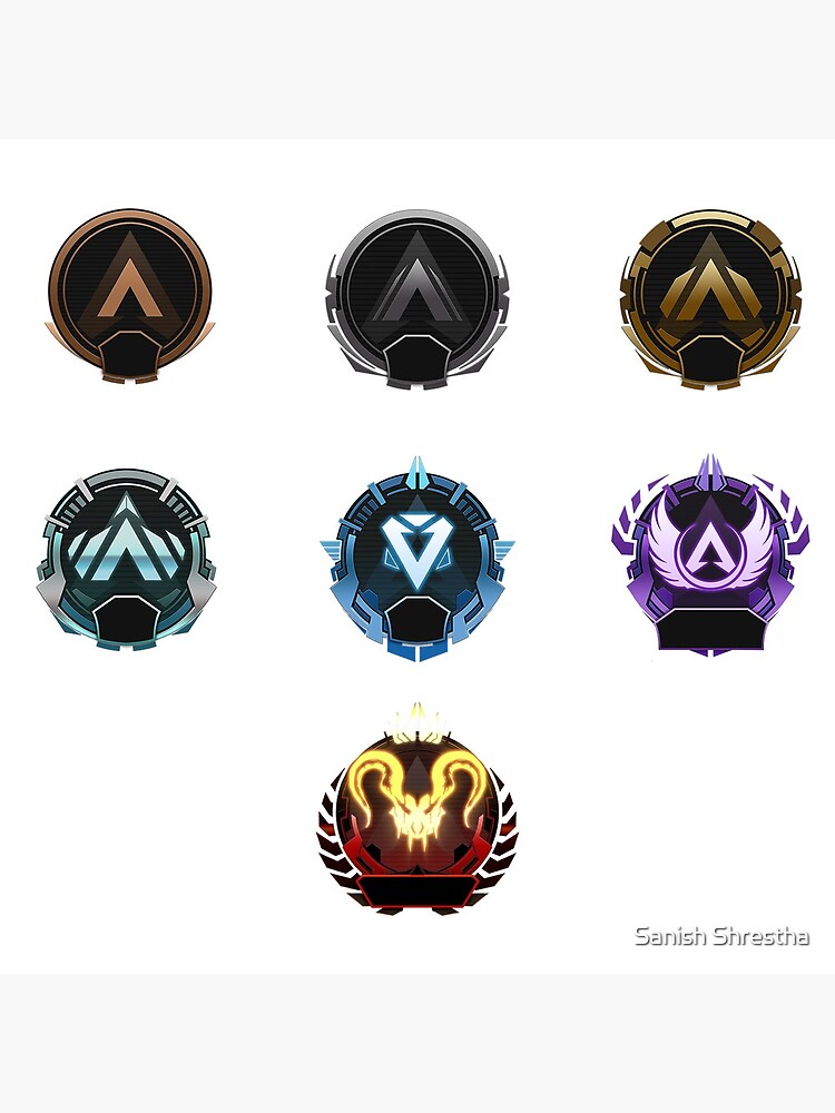 "Apex Legends-Rangbanner/-Symbole" Poster von YUTA- | Redbubble
