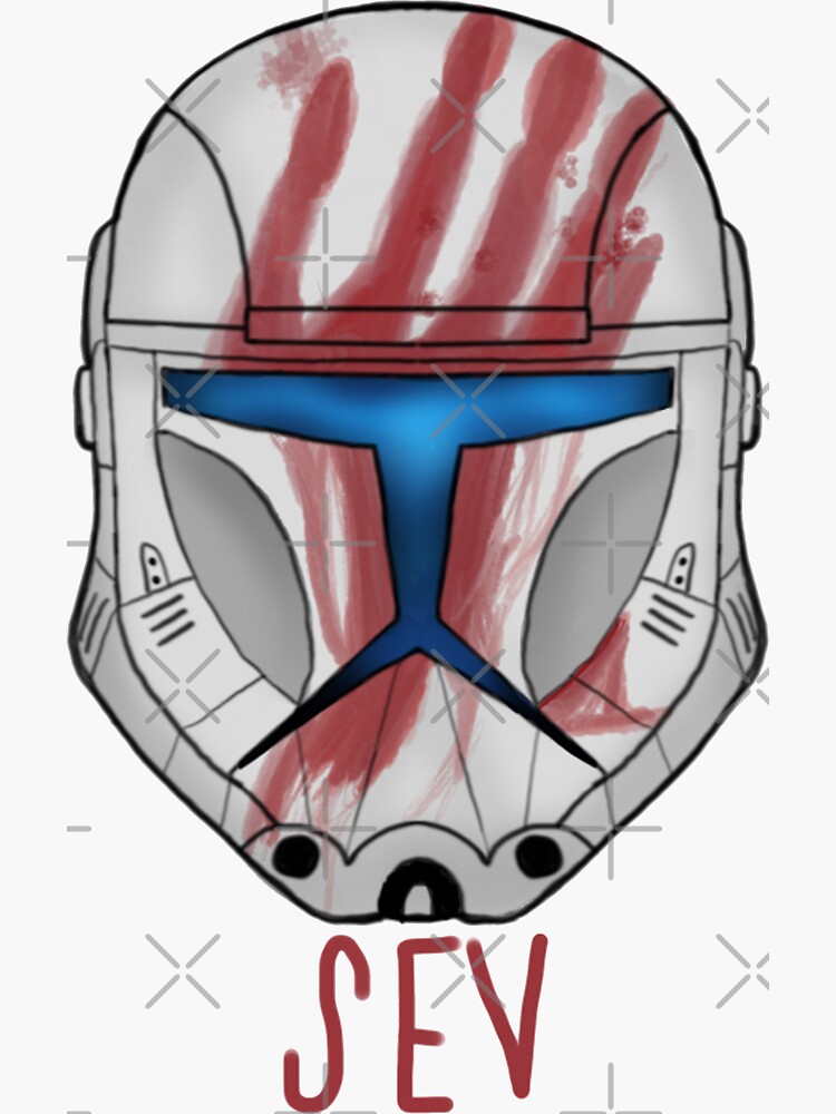 "Sev" Sticker by RexDuoAngelus | Redbubble