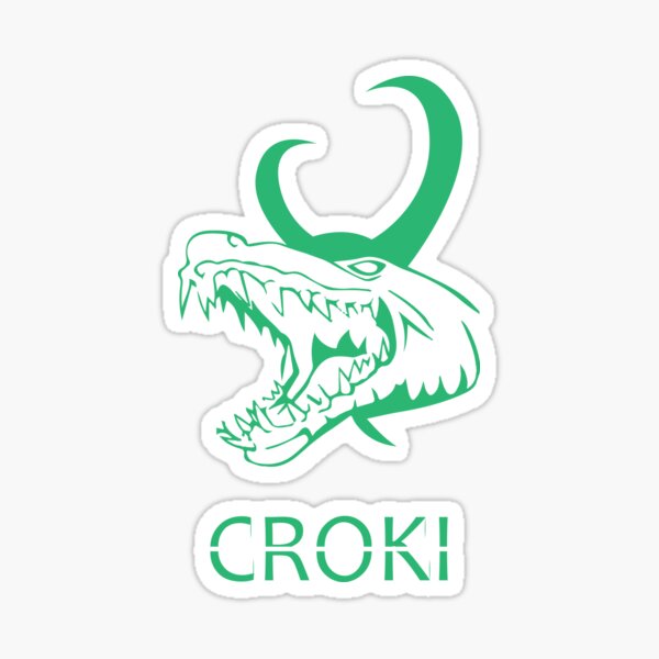 "Croki (crocodile loki) God Of Mischief Variant Norse God Loki" Sticker ...