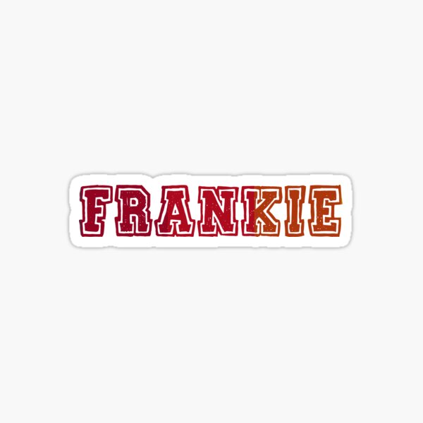"FRANKIE" Sticker for Sale by ruviogevio | Redbubble