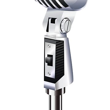 "MICROPHONE" Sticker for Sale by BigBoyBenjamin | Redbubble