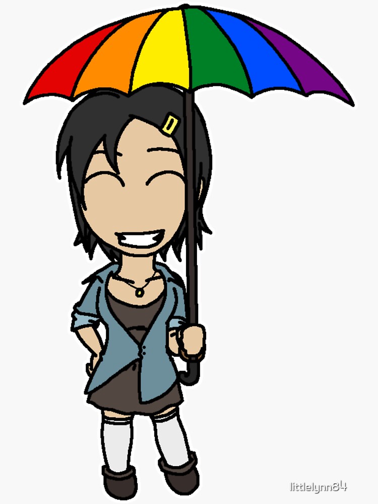 "RAIN - Chibi Ruby" Sticker for Sale by littlelynn84 | Redbubble