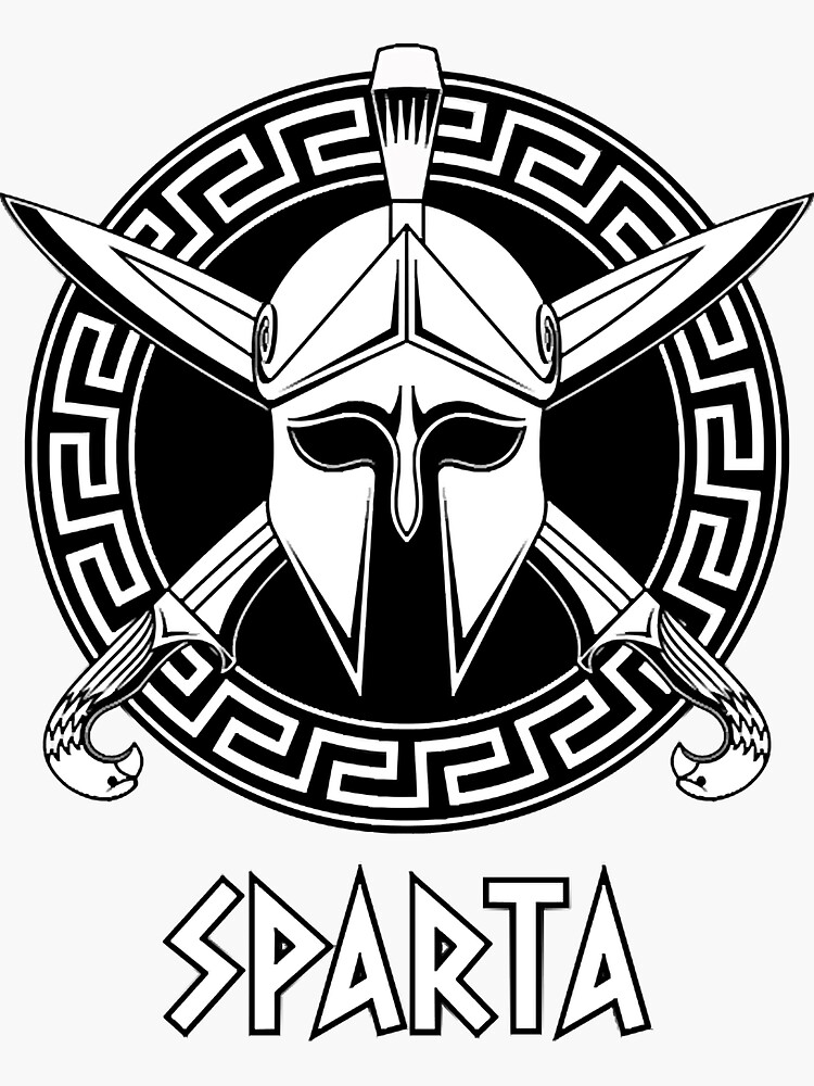 "Sparta " Sticker for Sale by lijahhokoren | Redbubble