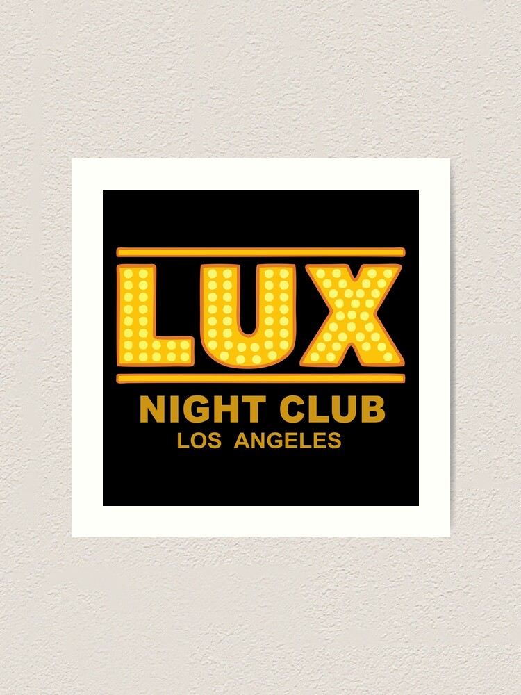 "Lux Nightclub Los Angeles Logo" Art Print for Sale by zulemajenji ...