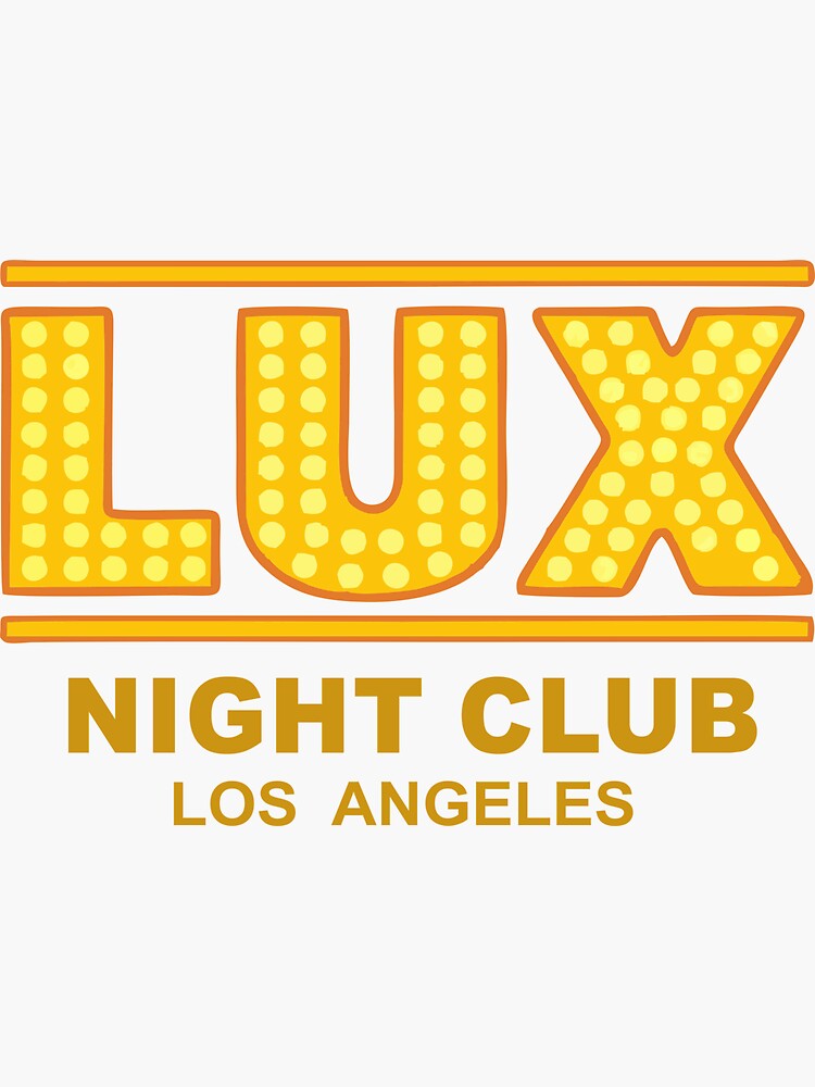 Pegatina «Logotipo de Lux Nightclub Los Angeles» de zulemajenji | Redbubble