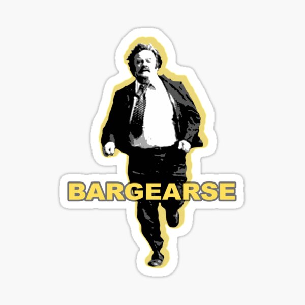 "Bargearse! Shirt, Sticker, Mas| Perfect Gift" Sticker for Sale by ...