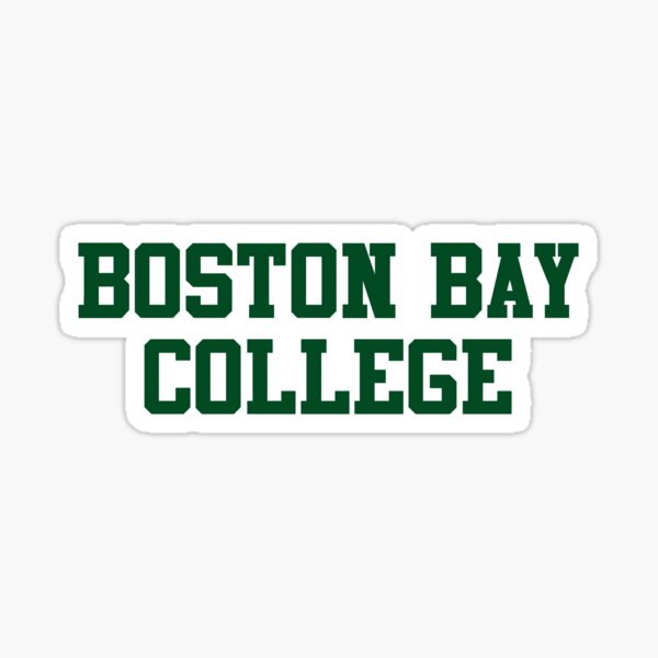 "Boston Bay College – Dawson's Creek" Sticker for Sale by fandemonium ...