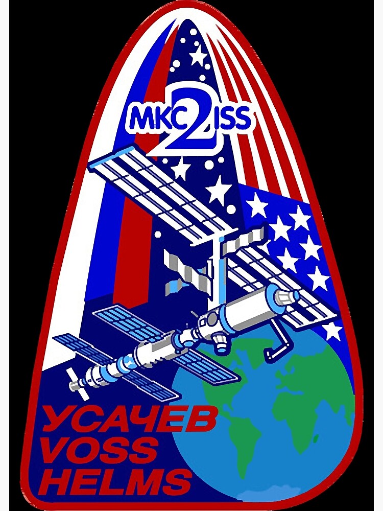 "Expedition 2 Crew Patch " Poster for Sale by renvogelpohl | Redbubble