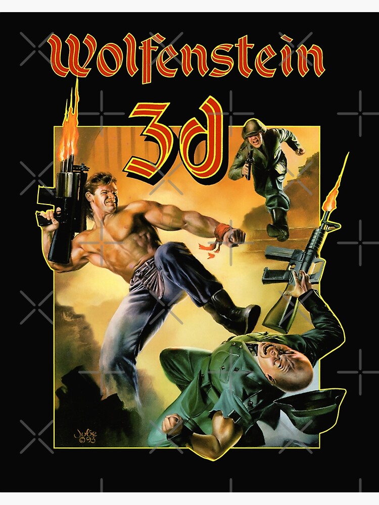 "Wolfenstein 3D, Design " Poster for Sale by JoshuaCunha1 | Redbubble
