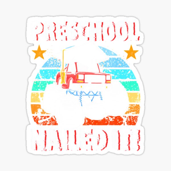"Preschool Monster Truck" Sticker for Sale by chimsediang | Redbubble