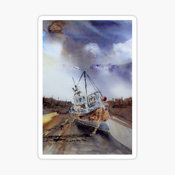 "Old School Traditional Ship" Sticker for Sale by ivancevic | Redbubble