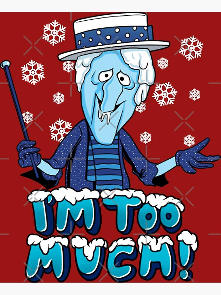 " Snow Miser Chrismas" Poster by Roads4door | Redbubble