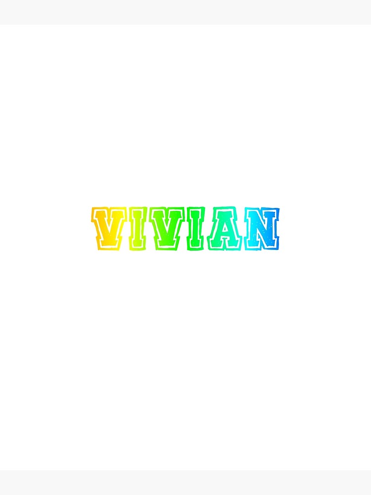 "VIVIAN in rainbow color" Poster for Sale by pironstouse | Redbubble