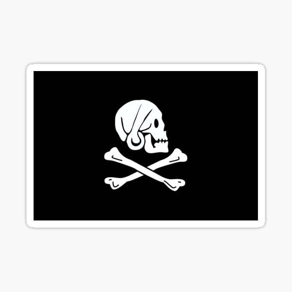 "Pirate Flag" Sticker for Sale by zhirobas | Redbubble