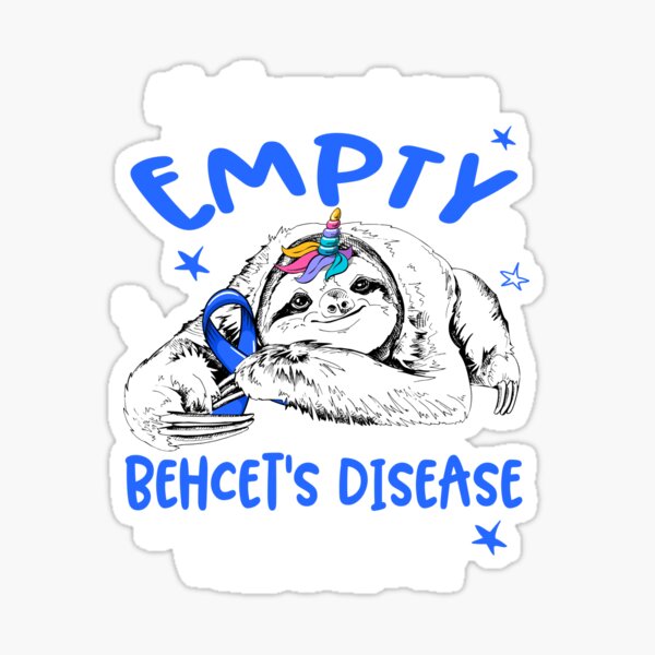 "Mostly running on Empty Behcet's Disease Warrior" Sticker for Sale by ...