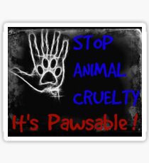 Animal Cruelty: Stickers | Redbubble