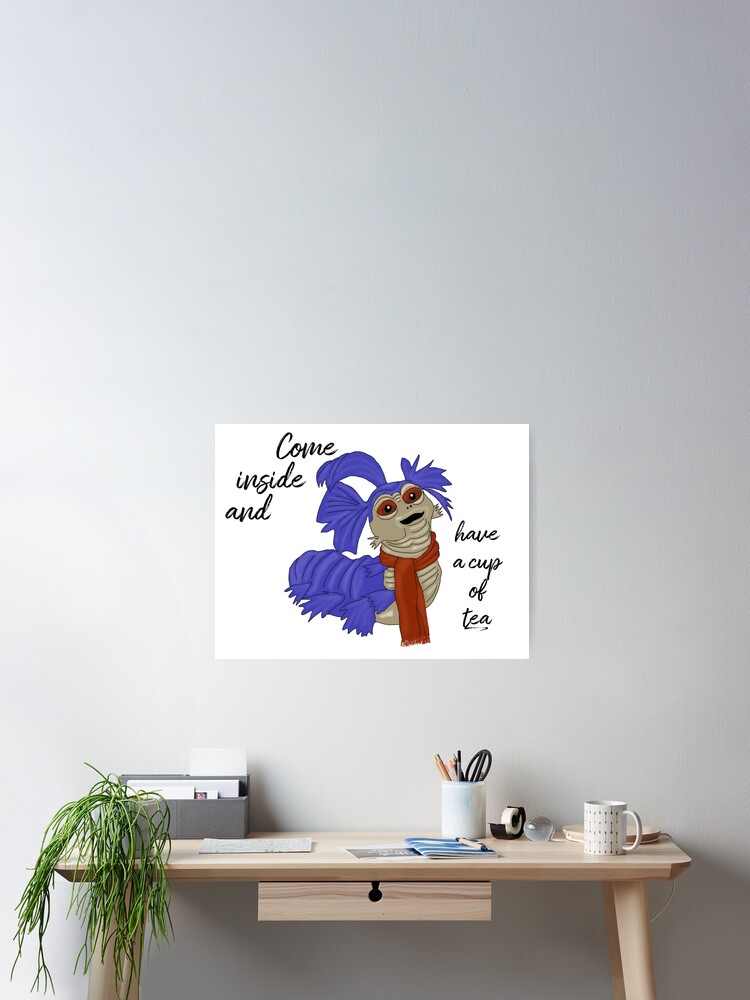 "William the worm from Labyrinth" Poster for Sale by Dawn Roberts-Blake ...