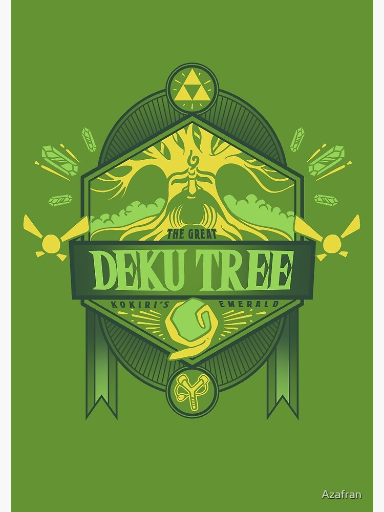 "The Great Deku Tree" Poster for Sale by Azafran | Redbubble
