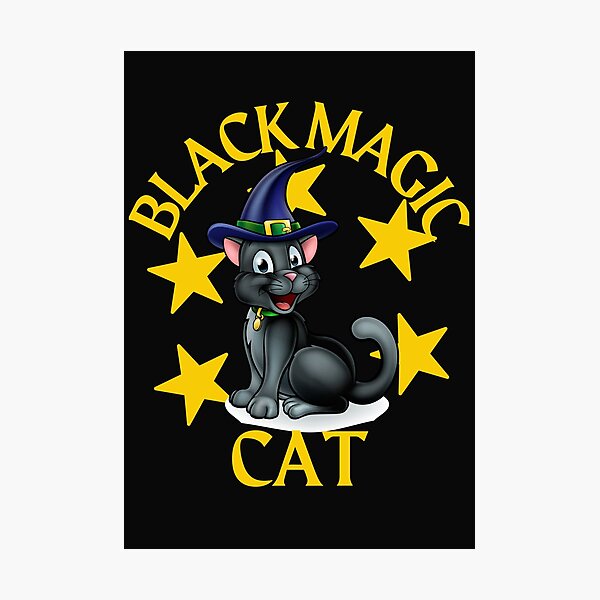 "BLACK MAGIC CAT, MAGICAL CAT, BLACK MAGIC MEME, KAWAII CAT, ALLHALLOW ...