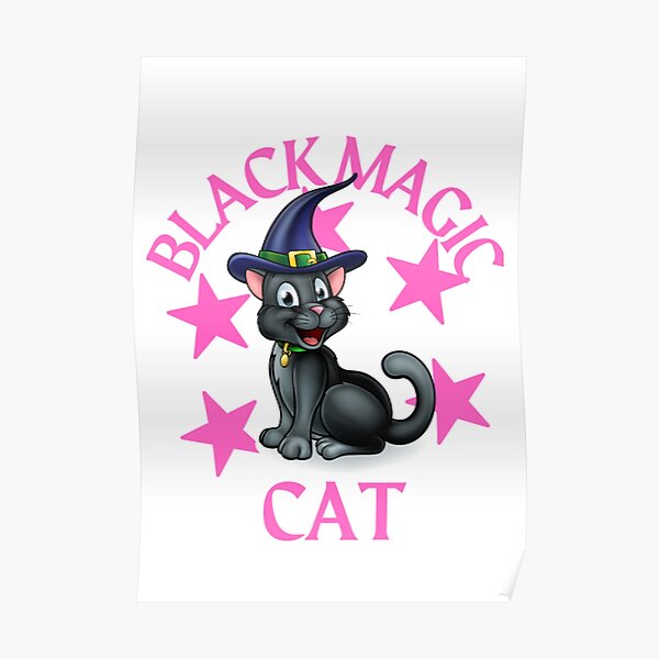 "BLACK MAGIC CAT, MAGICAL CAT, BLACK MAGIC MEME, KAWAII CAT, ALLHALLOW ...