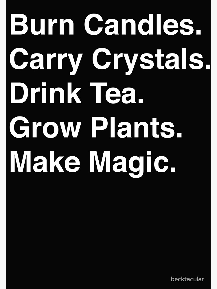 Póster «Lista de tareas para brujas geniales» de becktacular | Redbubble