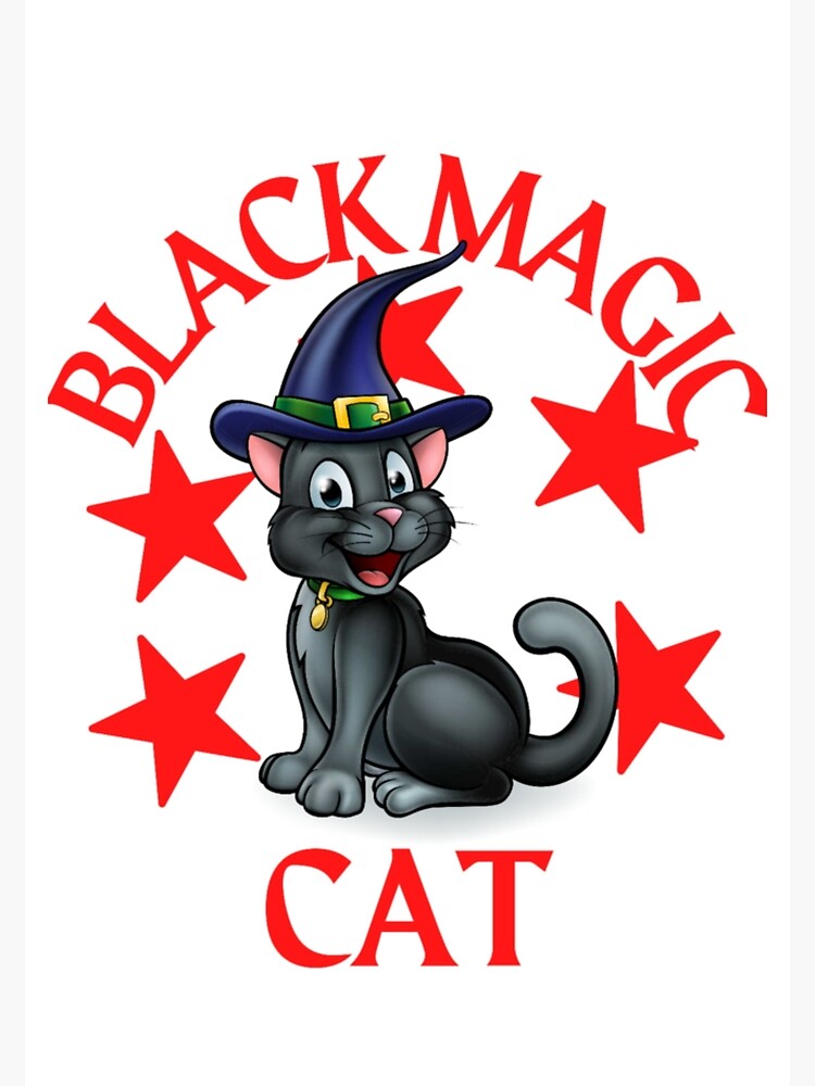 "BLACK MAGIC CAT, MAGICAL CAT, BLACK MAGIC MEME, KAWAII CAT, ALLHALLOW ...