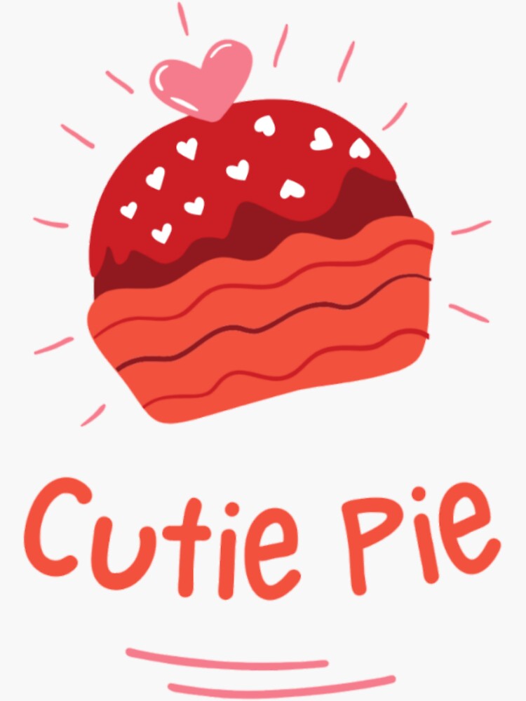 "Cutie pie doodle art" Sticker for Sale by Vaishnaviart91 | Redbubble