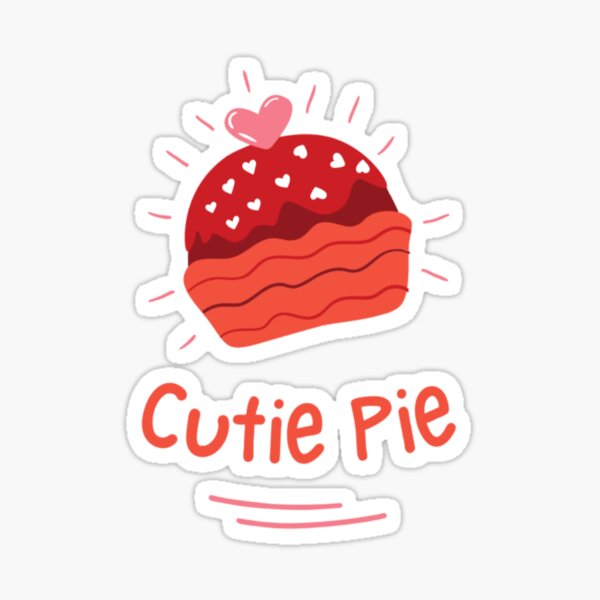 "Cutie pie doodle art" Sticker for Sale by Vaishnaviart91 | Redbubble