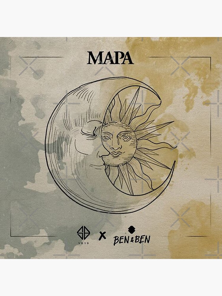 "MaPa, SB19 X Ben&Ben Logo" Sticker for Sale by MaDaDaMa13 | Redbubble