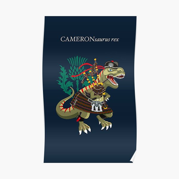 "Clanosaurus Rex CAMERONsaurus rex Cameron of Erract Family Tartan ...