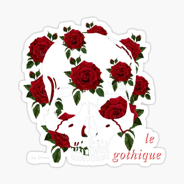 "gothic" Sticker for Sale by damacon | Redbubble